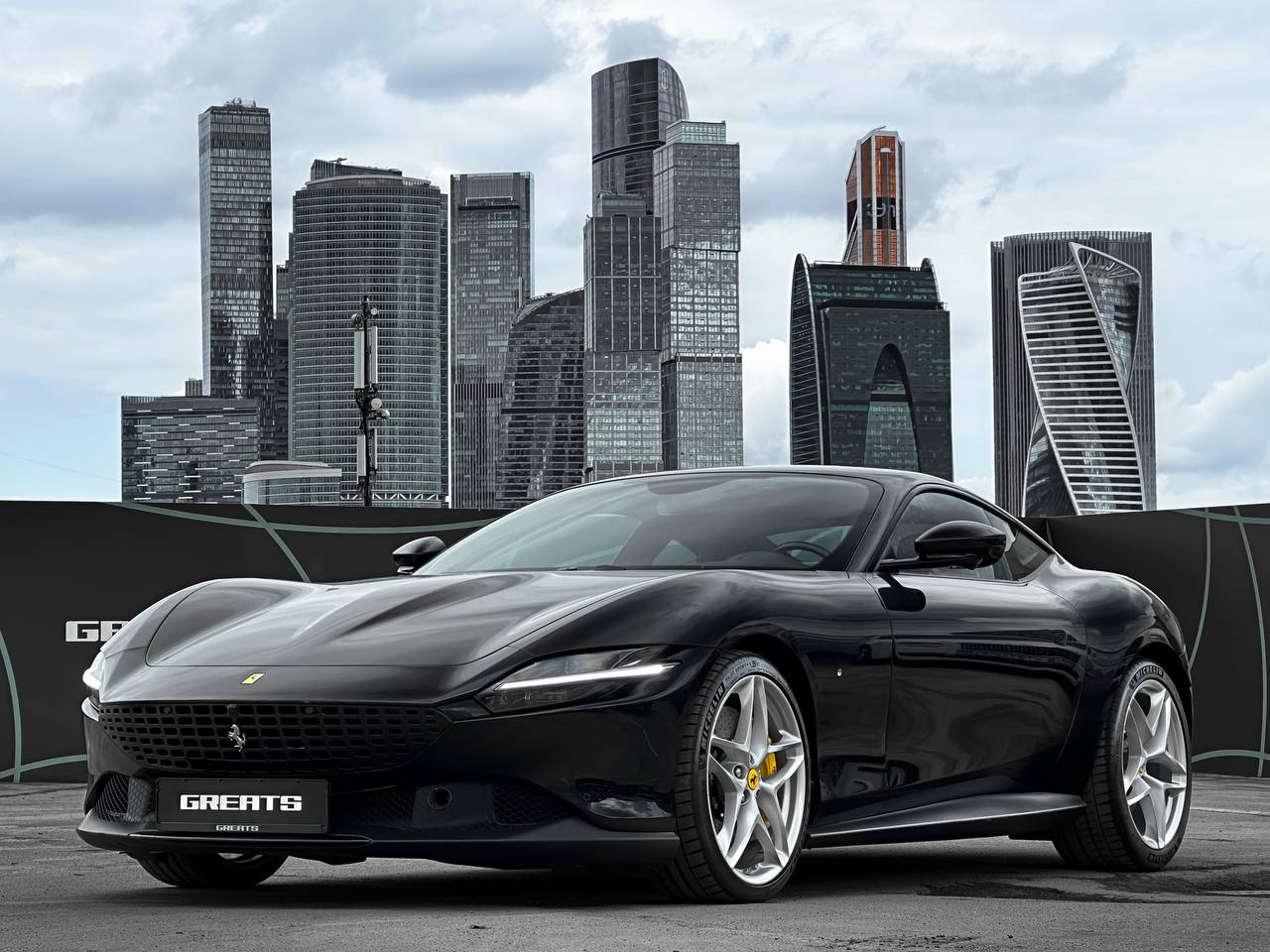 Купить Ferrari Roma 3.9 (620 л.с.) Черный, 2021 в Москве и Алматы, цена ...